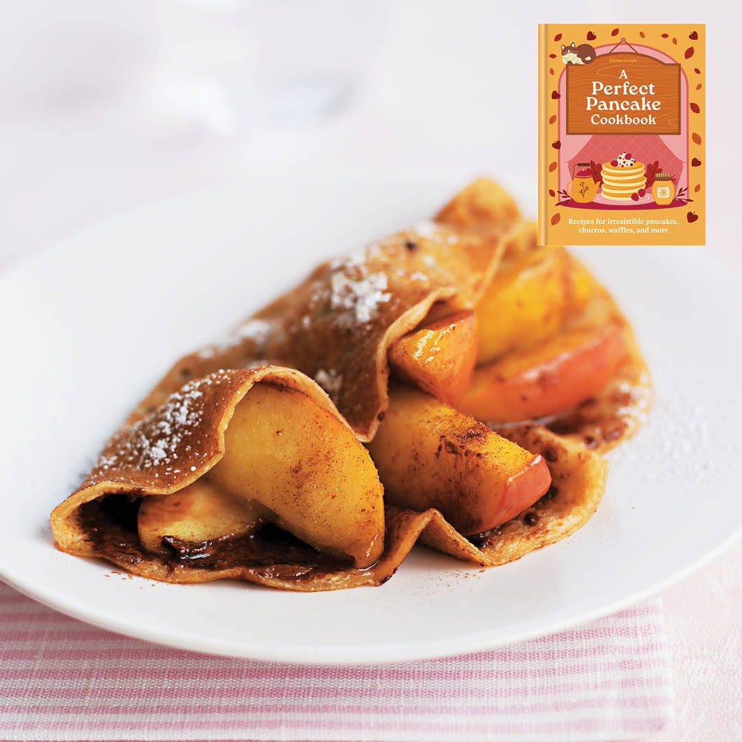 Chocolate Apple Pancakes (V) from The Perfect Pancake Cookbook | The ...